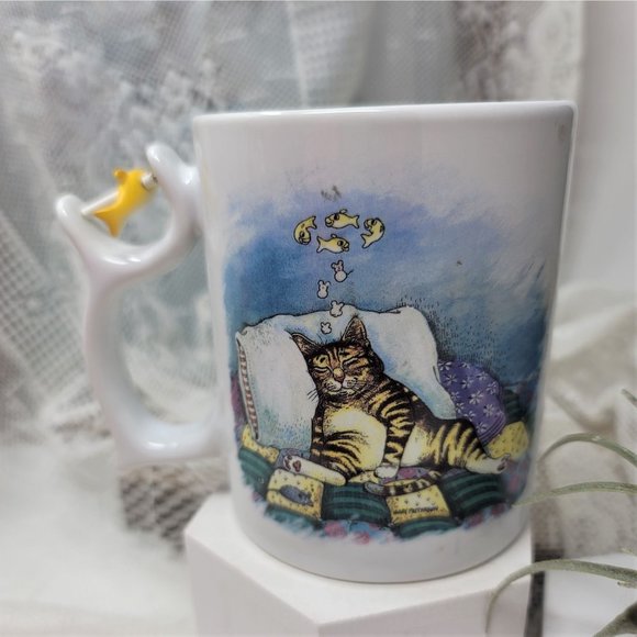 Spinners | Dining | Spinners Talus Cat Kitten Dreaming Of Fish Spinner ...